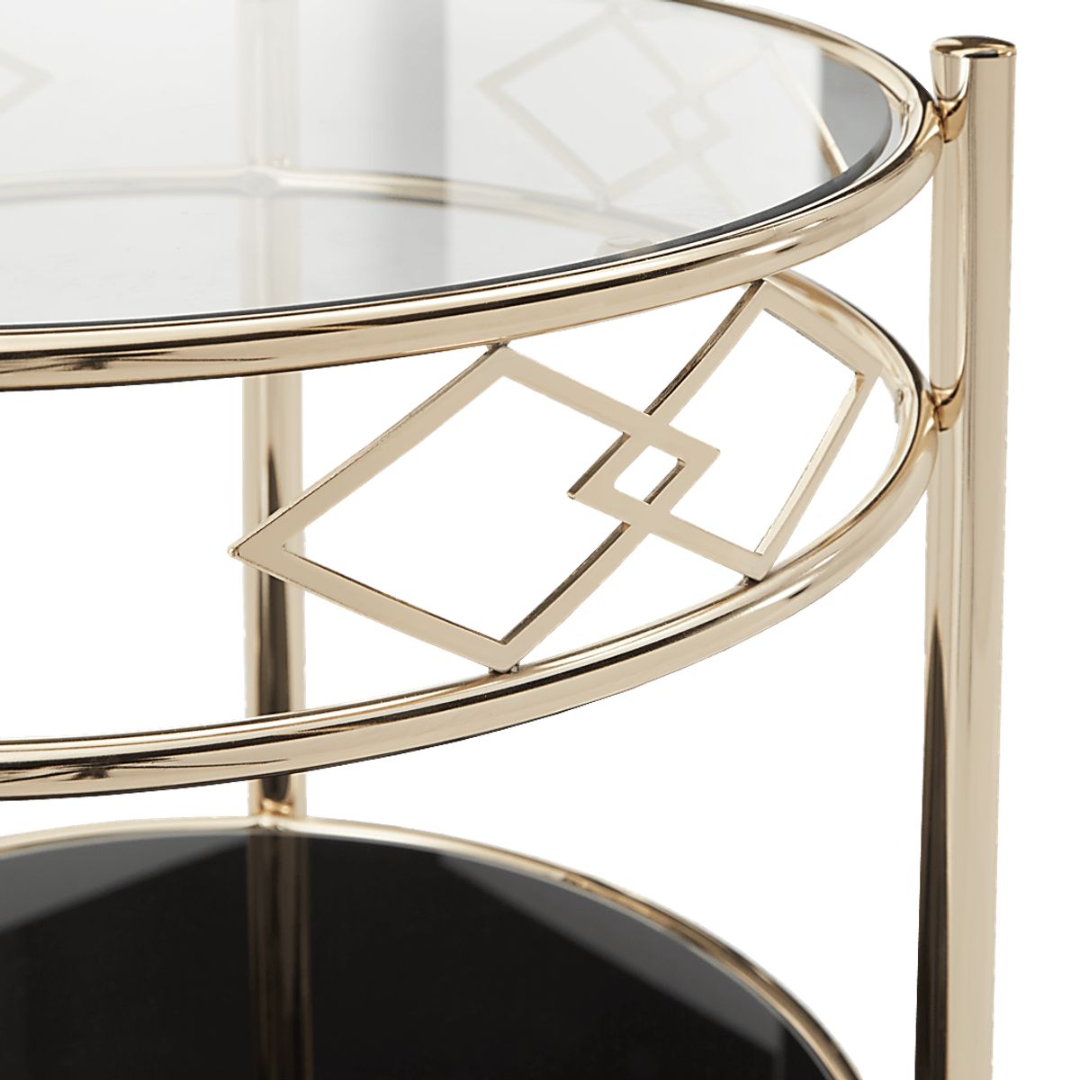 Chancery Rose Gold End Table | Rooms to Go