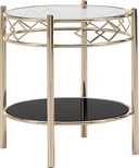 Chancery Rose Gold End Table | Rooms to Go