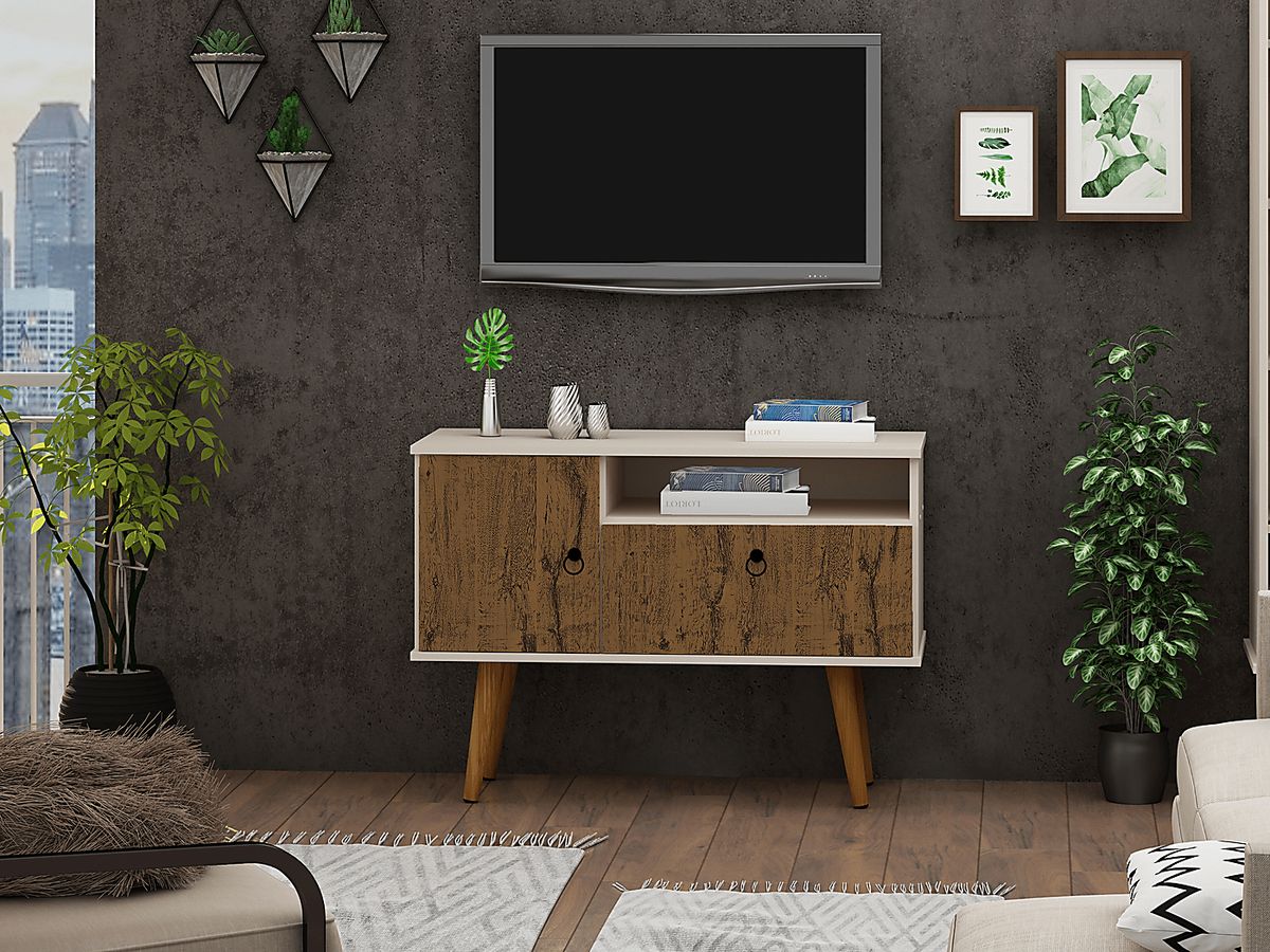 Charlack Brown 35.5" Console | Rooms to Go