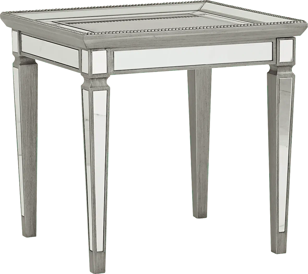 Charlaine Silver Gray End Table | Rooms to Go