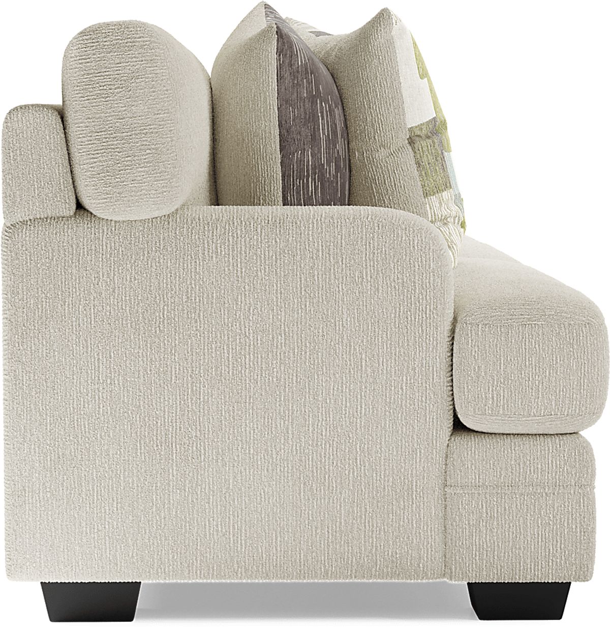 Charlton Street Off-White Beige,White Polyester Fabric Sofa | Rooms to Go