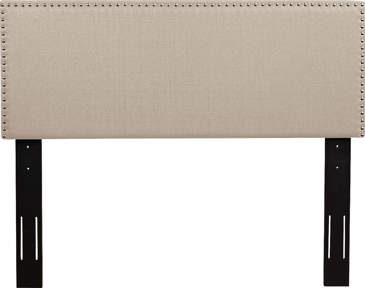 Charnwood Beige Colors,Light Wood,White King Headboard - Rooms To Go