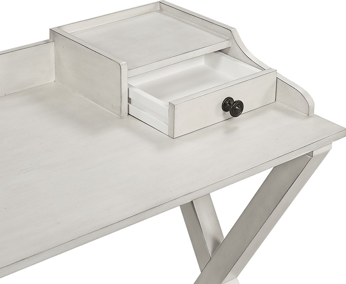 Chatsy White Desk - Rooms To Go