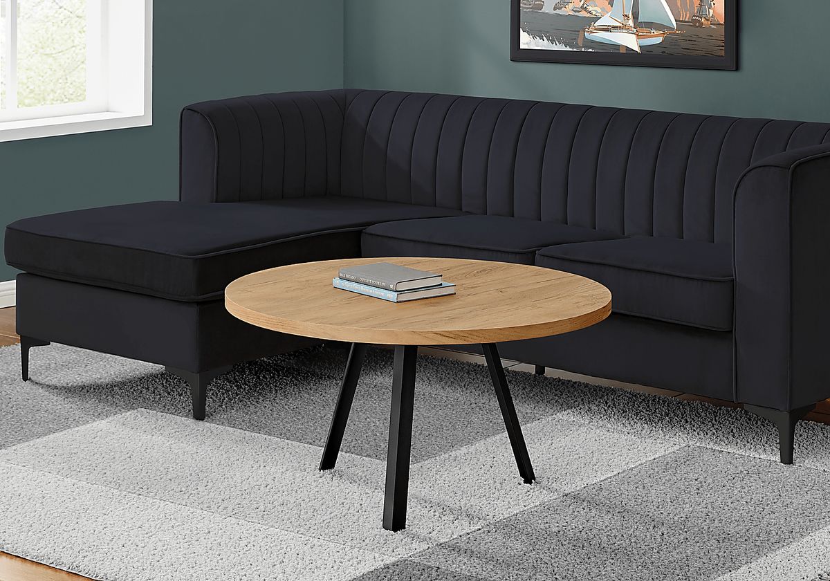 Chaucerwood Tan Light Wood Cocktail Table | Rooms to Go