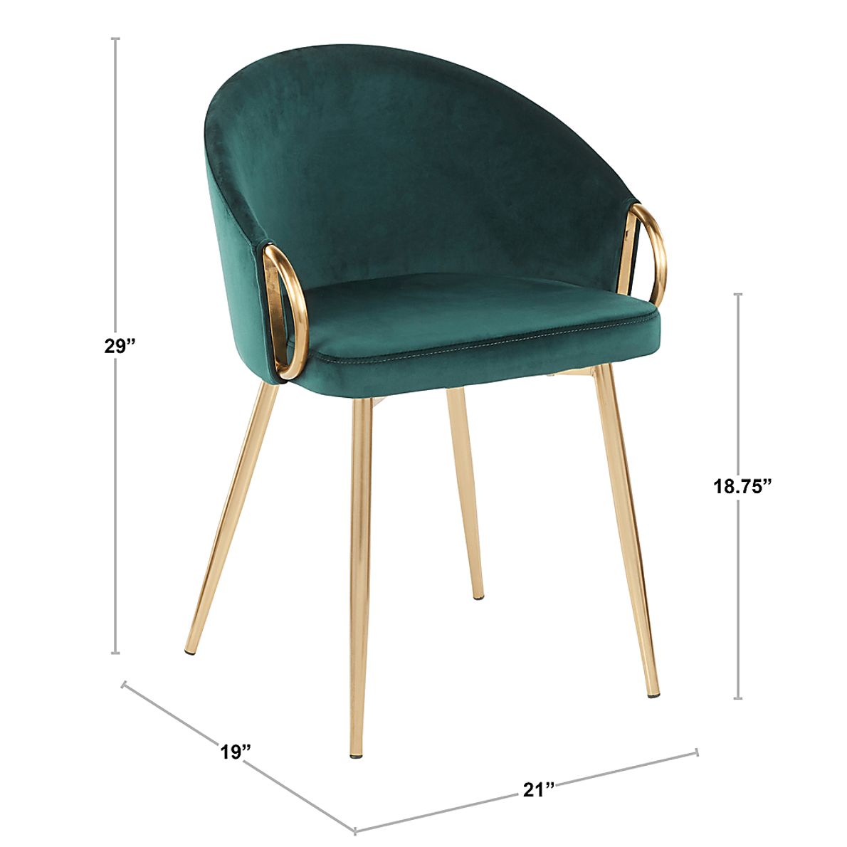 Cherlyn Green Side Chair - Rooms To Go