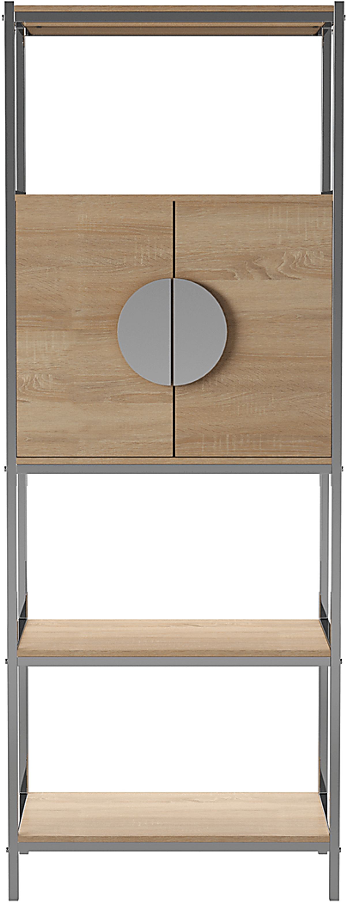 Chesboro Natural Beige,White Bar Cabinet | Rooms to Go