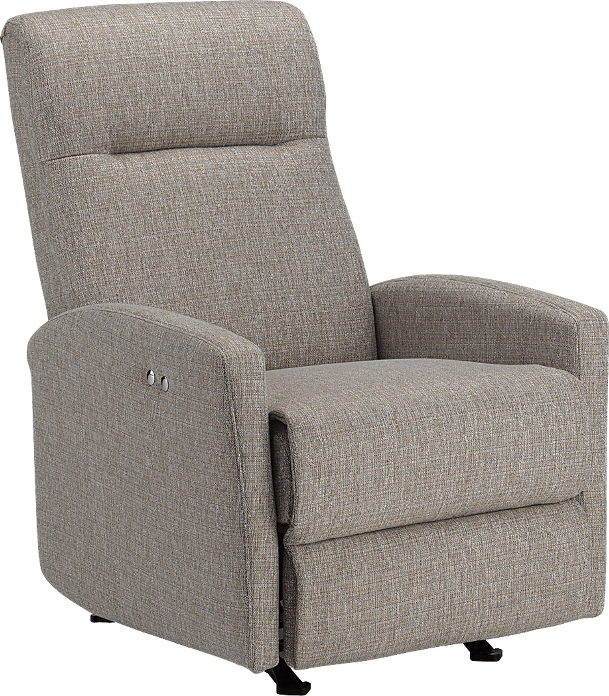 Cheswold Beige Polyester Fabric Power Recliner | Rooms to Go