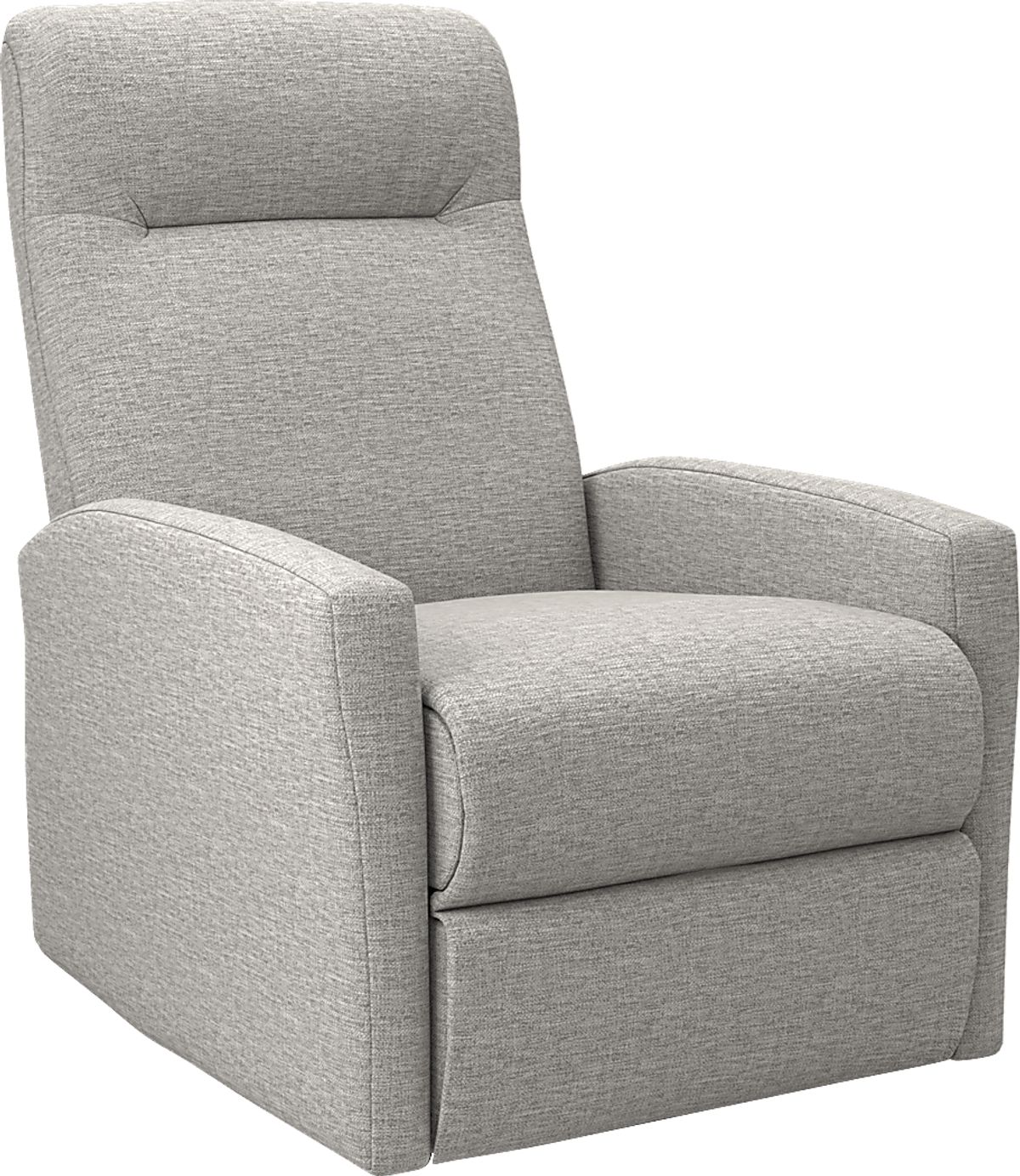 Cheswold Light Gray Polyester Fabric Rocker Recliner | Rooms to Go