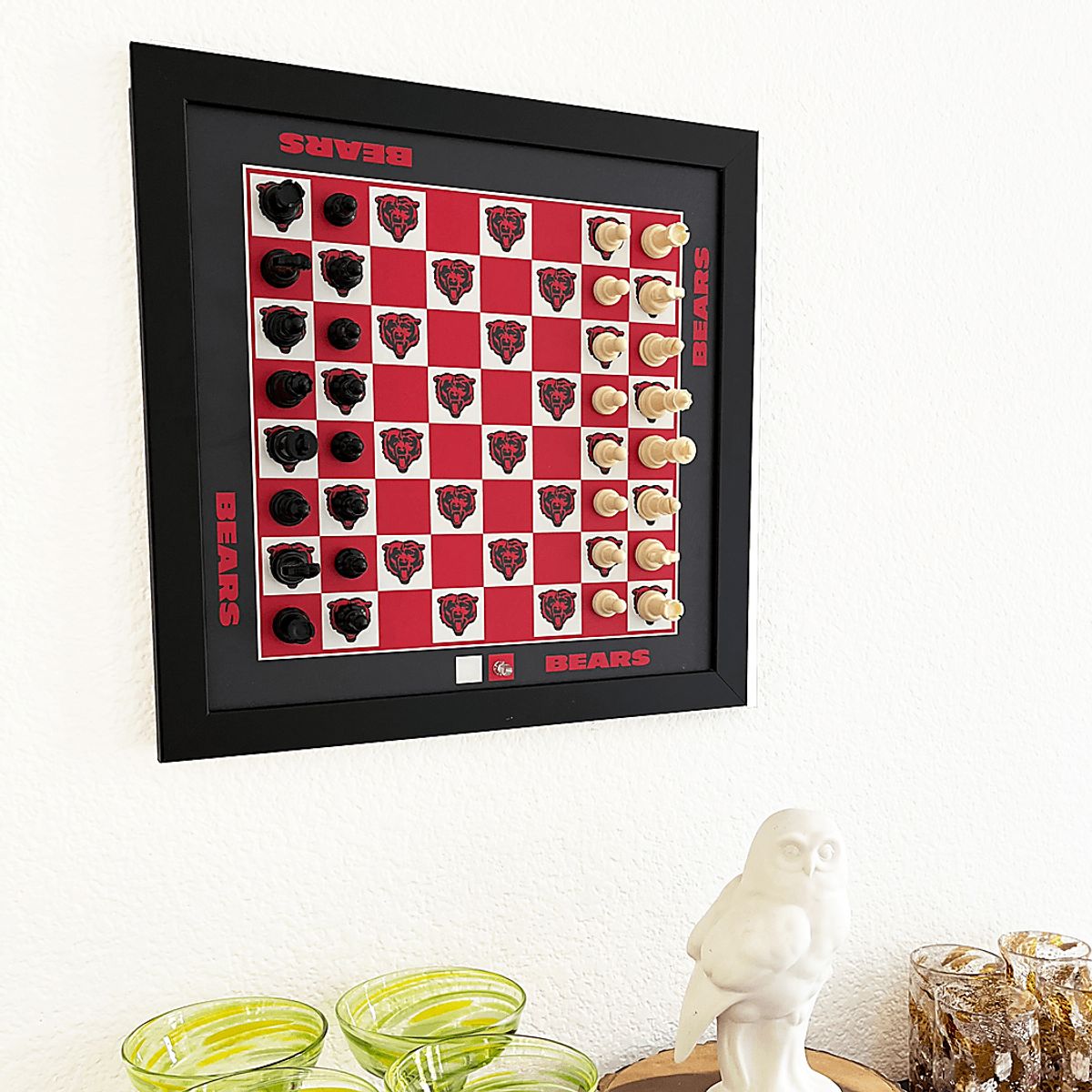 Nfl Magnetic Chess Set Blue,Orange,White Blue,Orange,Red,White Artwork ...