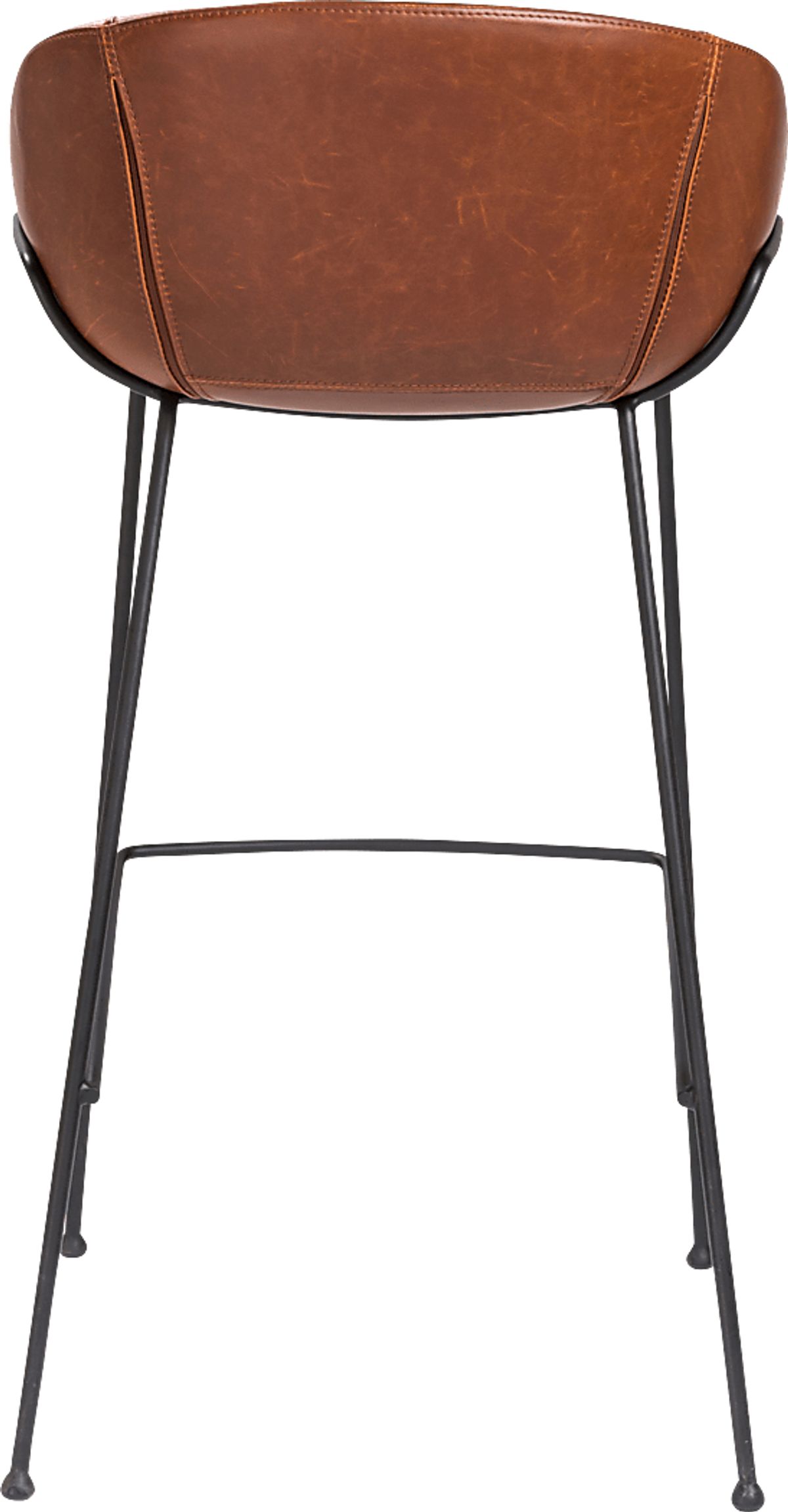 Choupique Dark Brown Leatherette Barstool, Set Of 2 | Rooms to Go