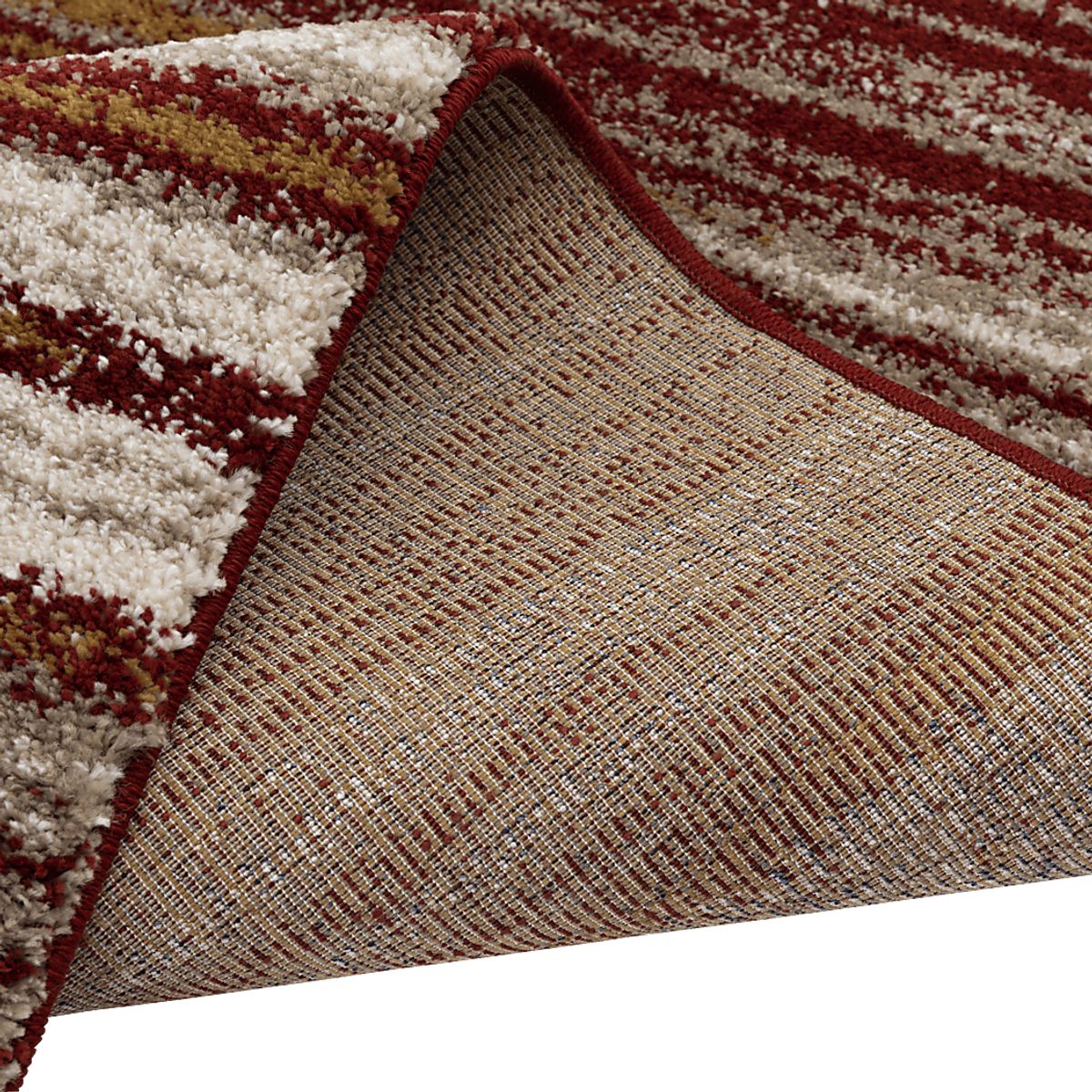 Cian Rust Red Rug | Rooms to Go