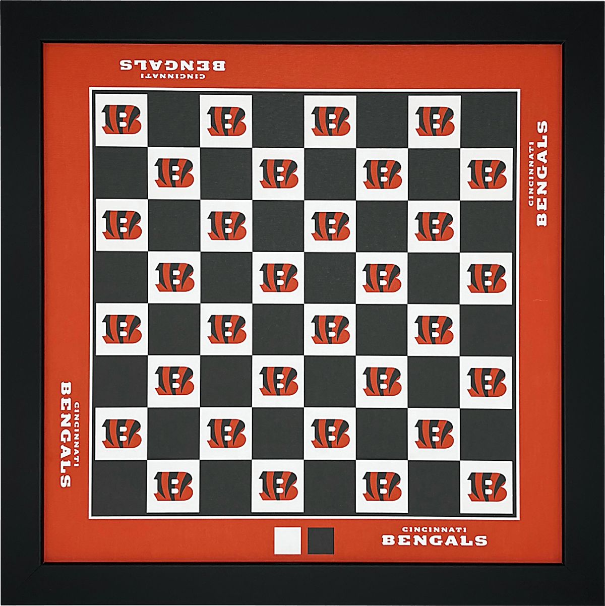 Nfl Magnetic Chess Set Black,Orange,White Black,Orange,Red,White ...
