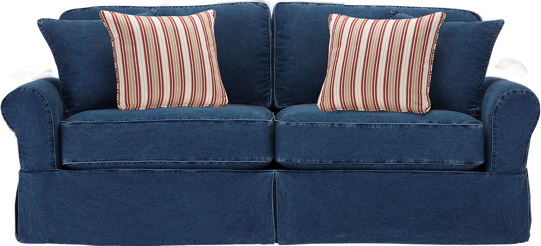 Cindy Crawford Home Beachside Blue Denim Sofa - Rooms To Go