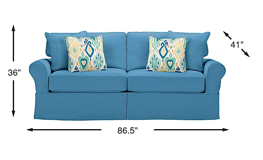 Cindy Crawford Denim Sofa