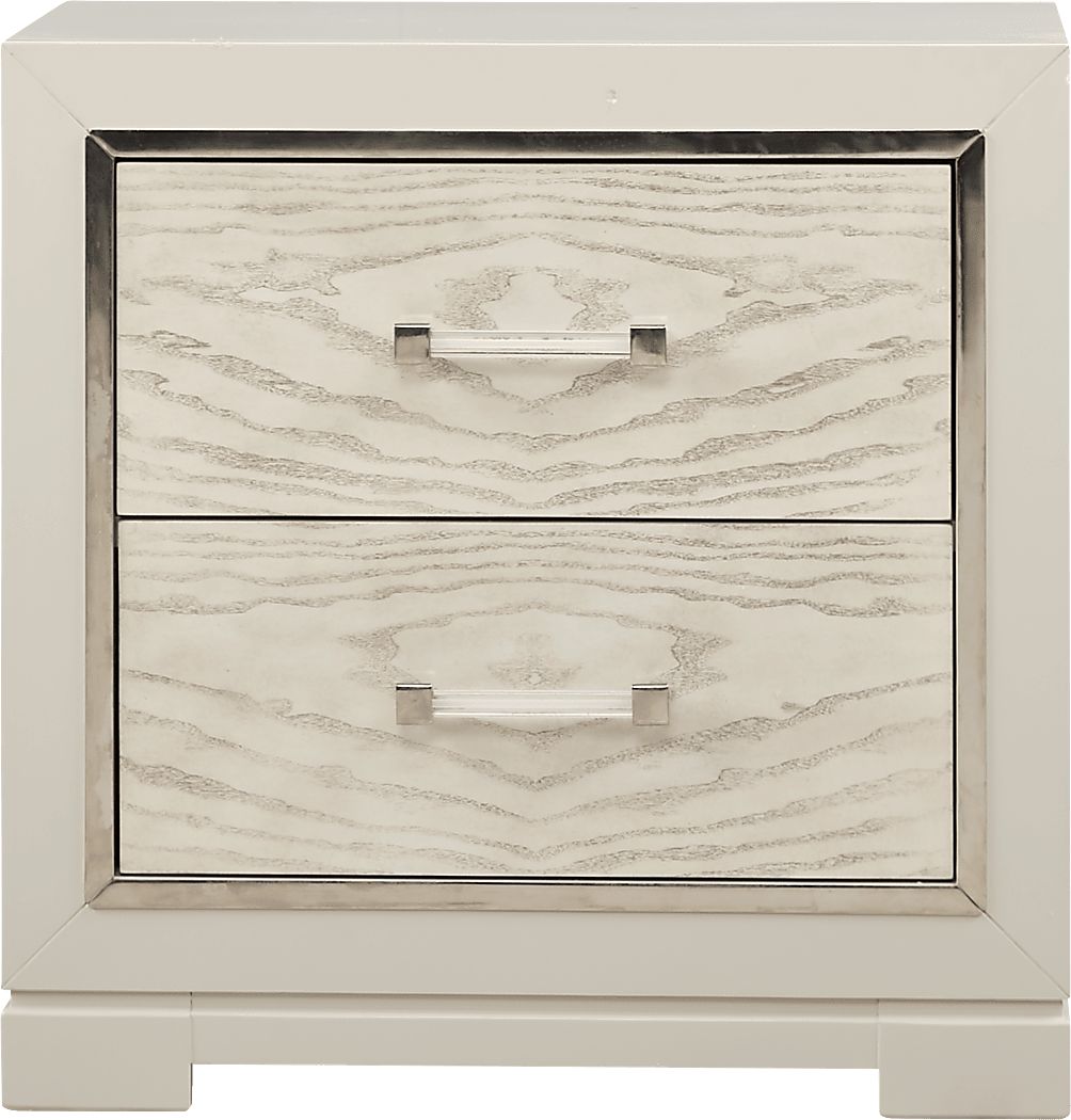 Cindy Crawford Home Bel Air Ivory Nightstand - Rooms To Go