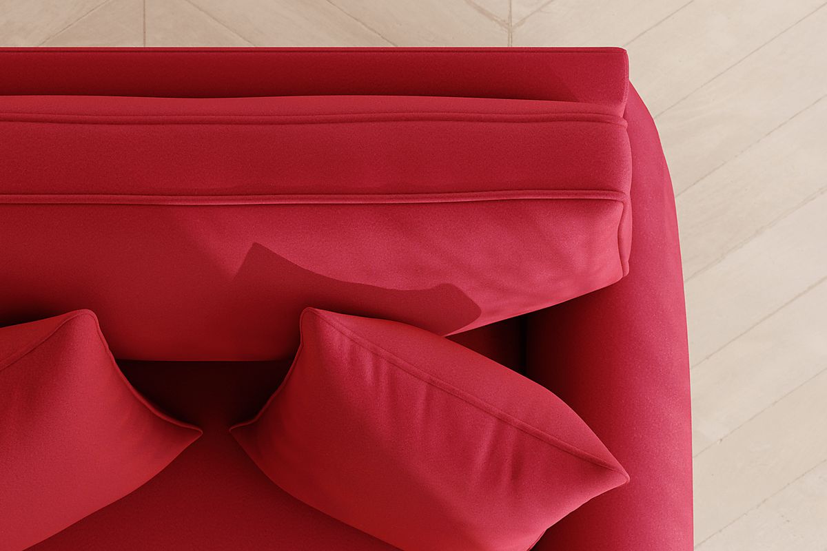 Cindy Crawford Bellingham Cardinal Red Microfiber Chair | Rooms to Go