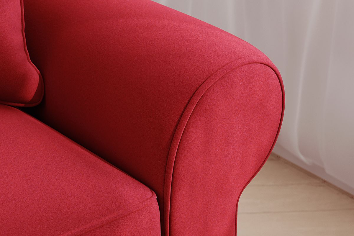 Cindy Crawford Bellingham Cardinal Red Microfiber Chair | Rooms to Go