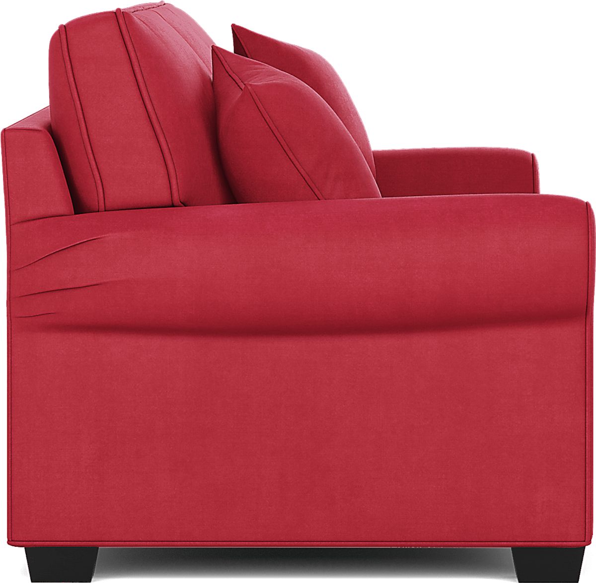 Cindy Crawford Bellingham Cardinal Red Microfiber Sofa | Rooms to Go