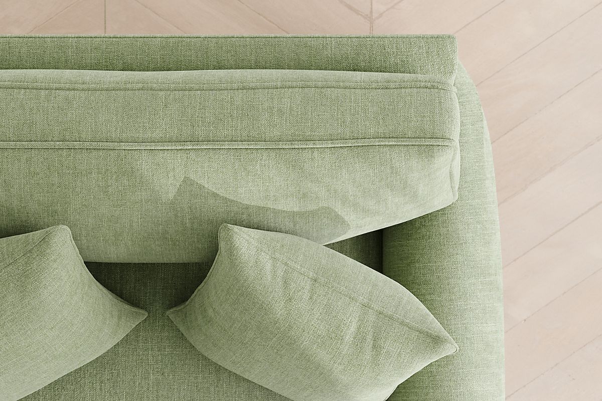 Cindy Crawford Bellingham Celadon Green Chenille Fabric Premium Sleeper ...