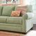 Cindy Crawford Bellingham 2 Pc Celadon Green Chenille Fabric Living ...