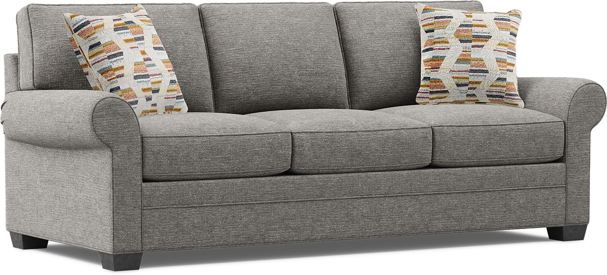 Cindy Crawford Bellingham Gray Textured Sleeper Sofa | Rooms to Go