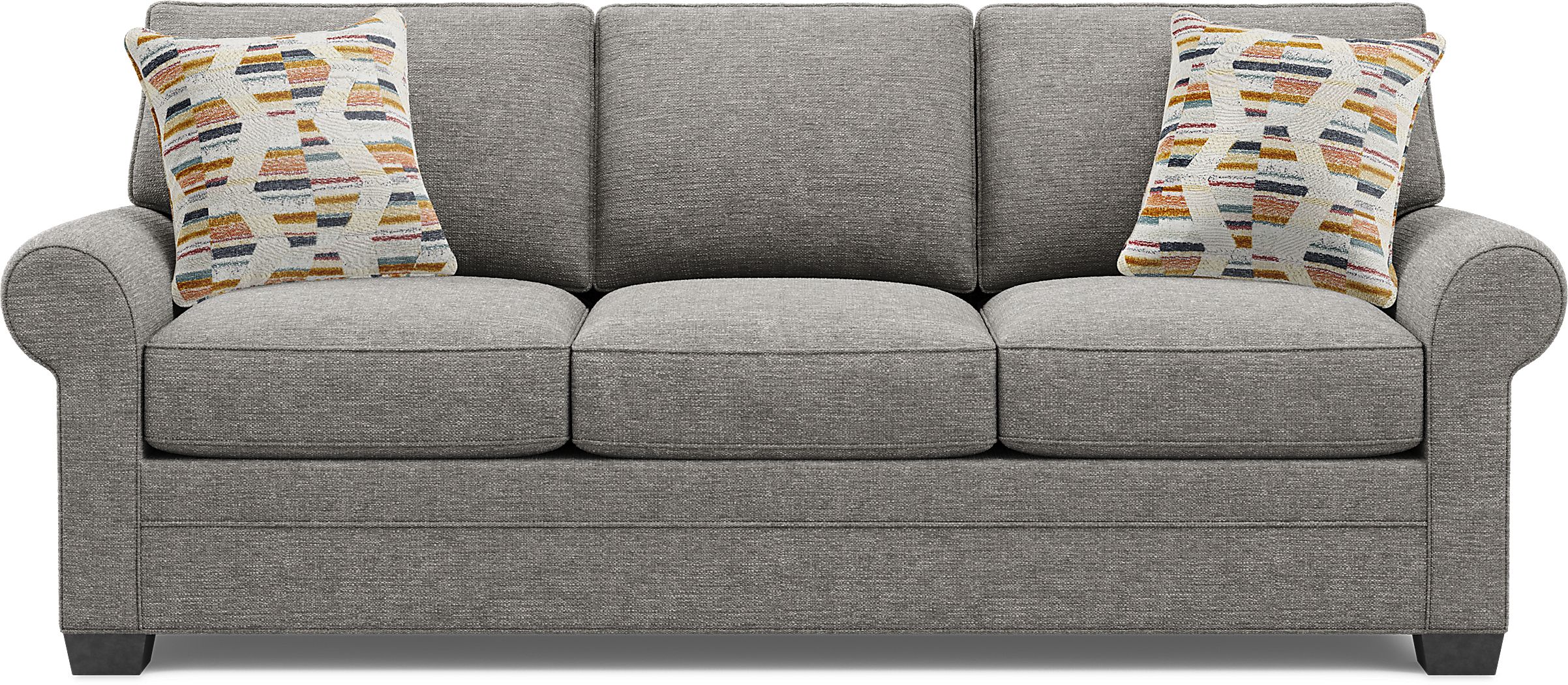 Cindy Crawford Bellingham Gray Textured Sofa | Rooms to Go