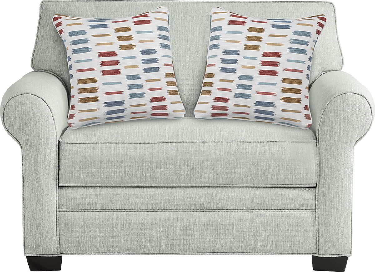 Cindy Crawford Bellingham Green Textured Chair | Rooms to Go