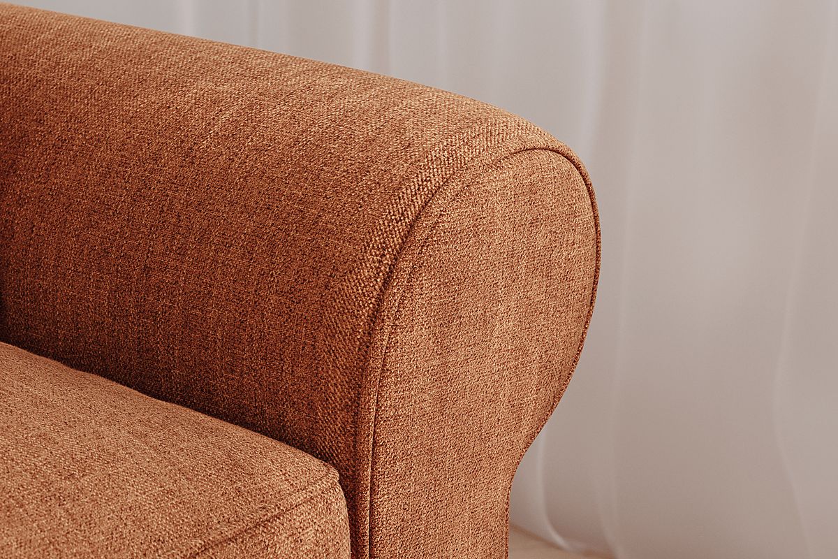 Cindy Crawford Bellingham 5 Pc Russet Orange Textured Living Room Set ...