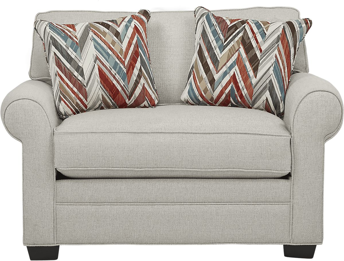 Cindy Crawford Bellingham Sand Beige Textured Premium Sleeper Chair ...