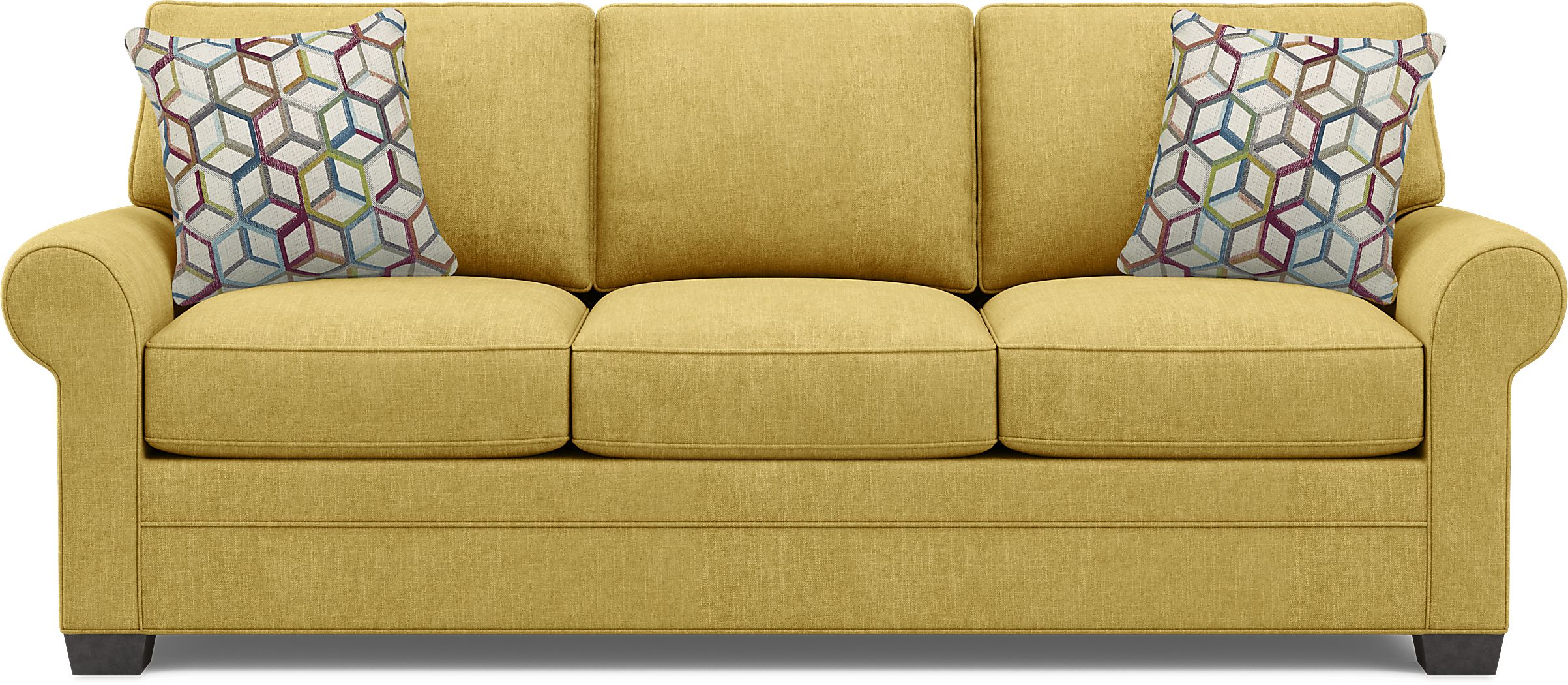 Rooms to go yellow sofa store