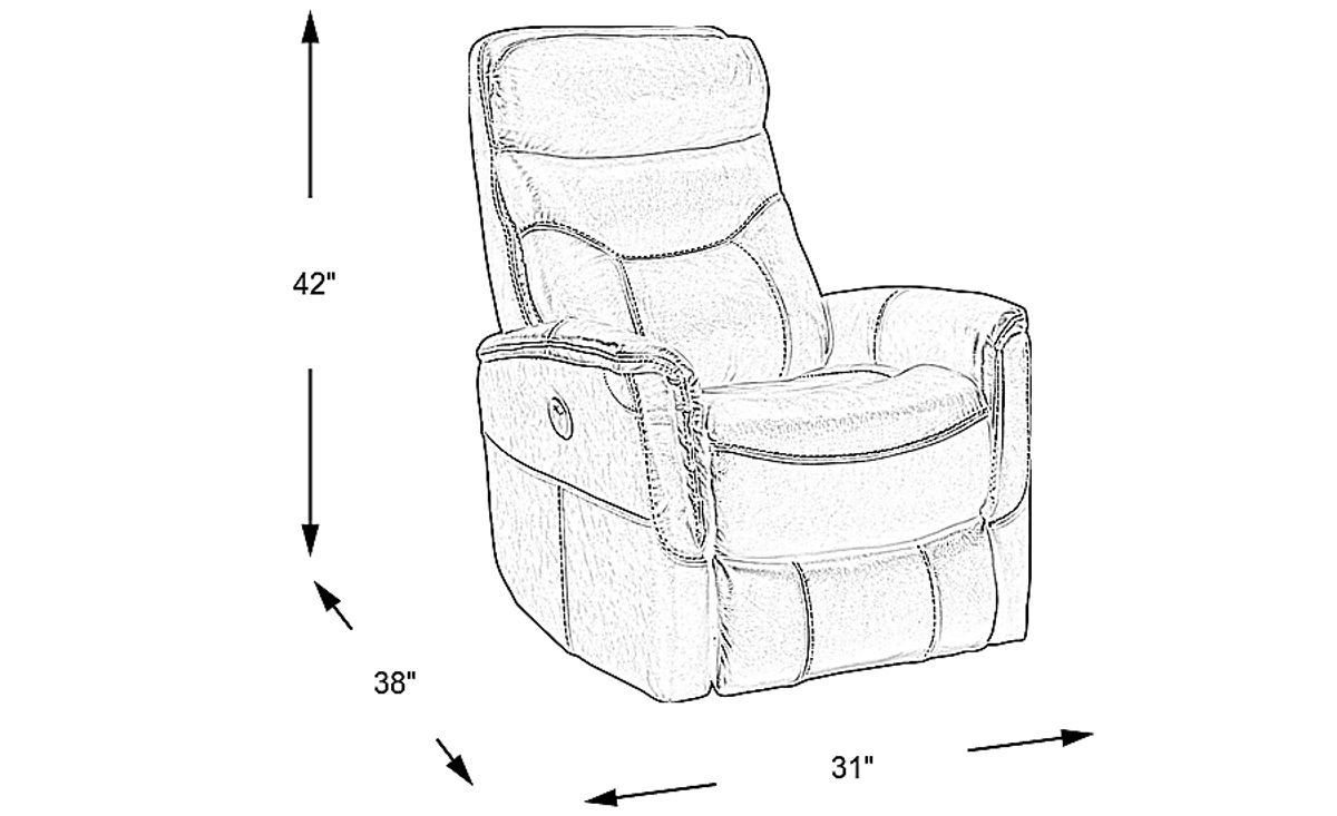 Cindy Crawford Bello Gray Leather Power Glider Recliner | Rooms to Go Cindy Crawford Bello Gray Leather Power Glider Recliner | Rooms to Go