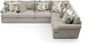 Cindy Crawford Brookview Heights Beige Chenille Fabric 4 Pc Sectional ...