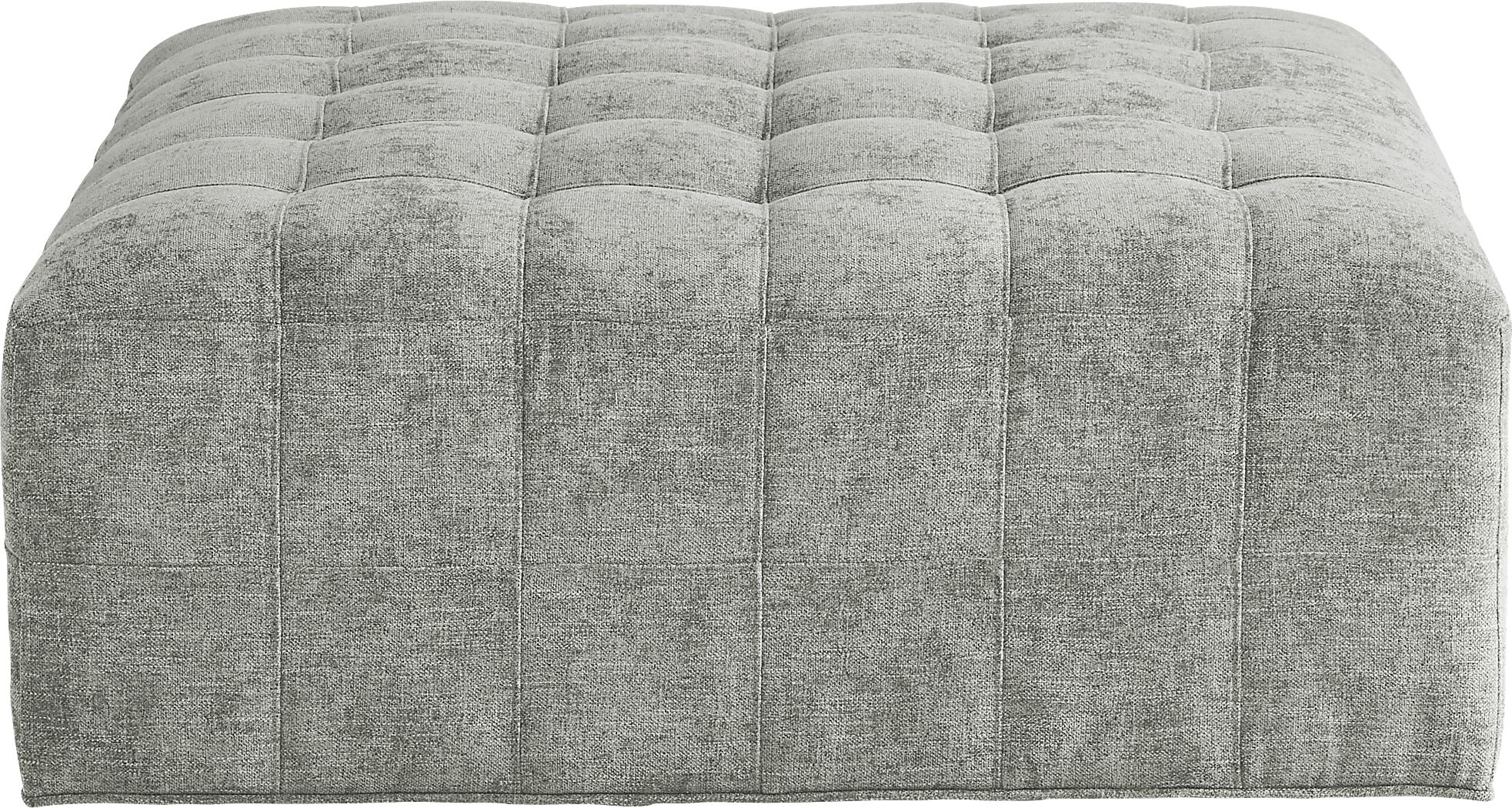 Cindy Crawford Home Calvin Heights Smoke Textured Cocktail Ottoman ...