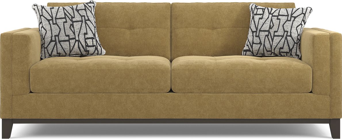 Cindy Crawford Everleigh Place Topaz Chenille Fabric Sofa - Rooms To Go