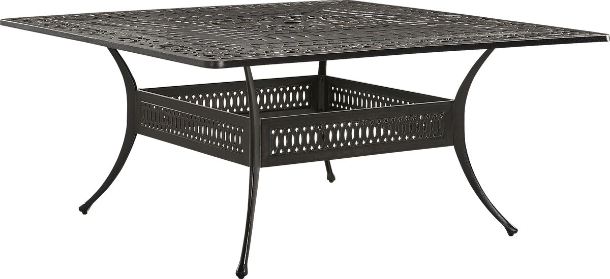 Cindy Crawford Lake Como 9 Pc Aluminum Coconut Outdoor Dining Set With ...