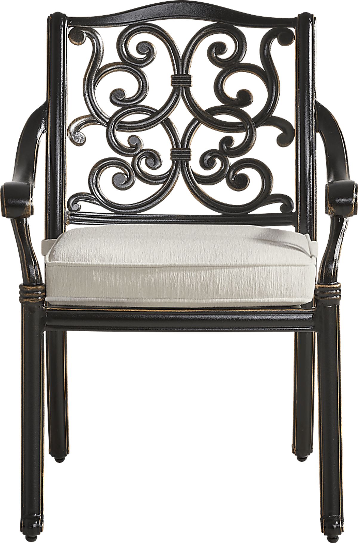 Cindy Crawford Lake Como 9 Pc Aluminum Coconut Outdoor Dining Set With ...