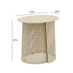 Cineraria Cream Beige End Table | Rooms to Go