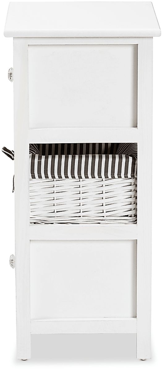 Cirencester White 2 Drawer Storage Unit - Rooms To Go