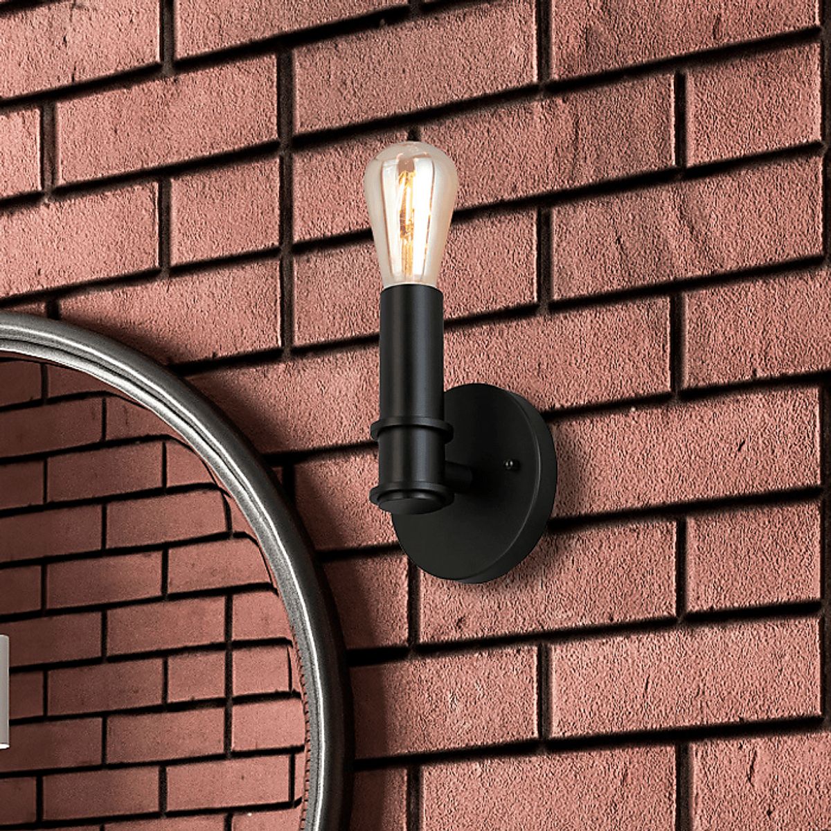Citation Trail Black Sconce | Rooms to Go