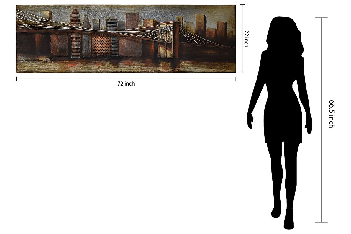 City Bridge Wall Decor - Rooms To Go
