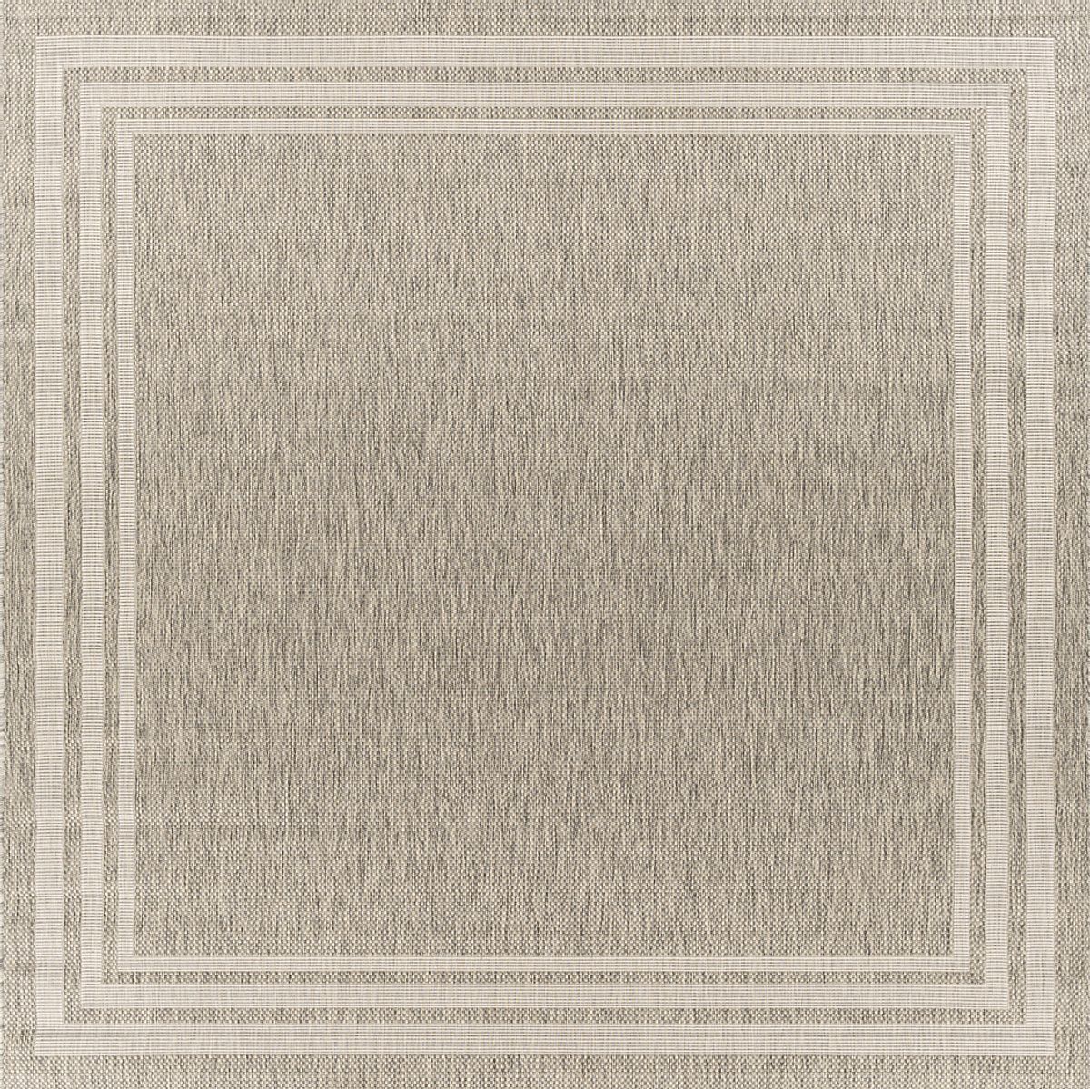 Civada Oatmeal Beige Polypropylene Fabric Outdoor Rug | Rooms to Go