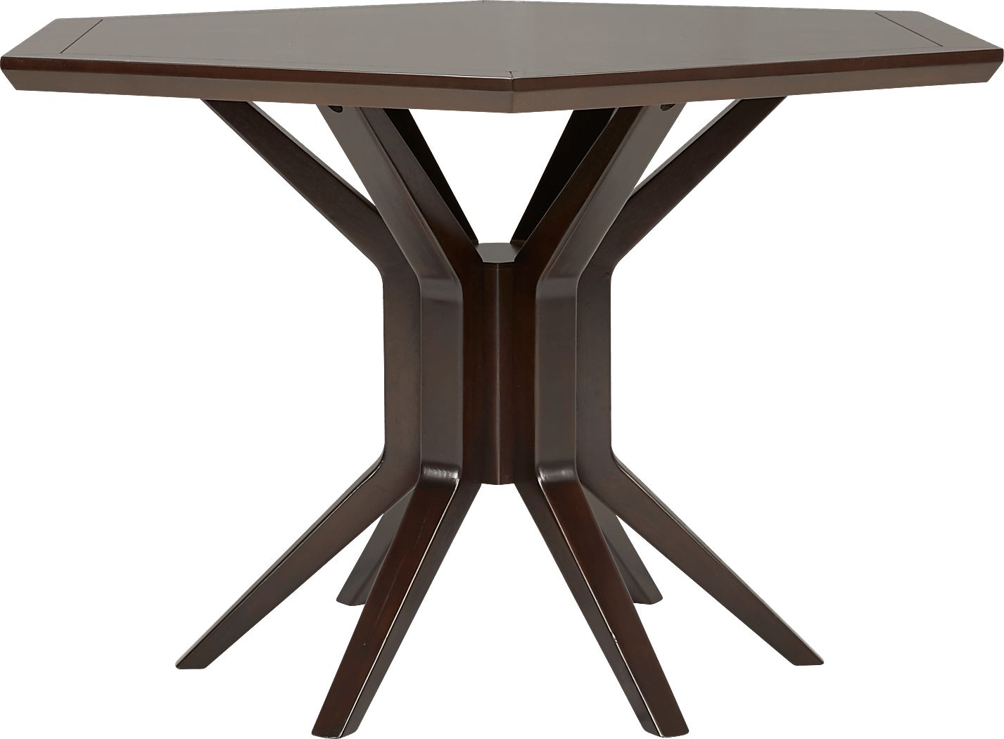 Clairmont Heights Merlot Hexagonal Counter Height Dining Table - Rooms ...