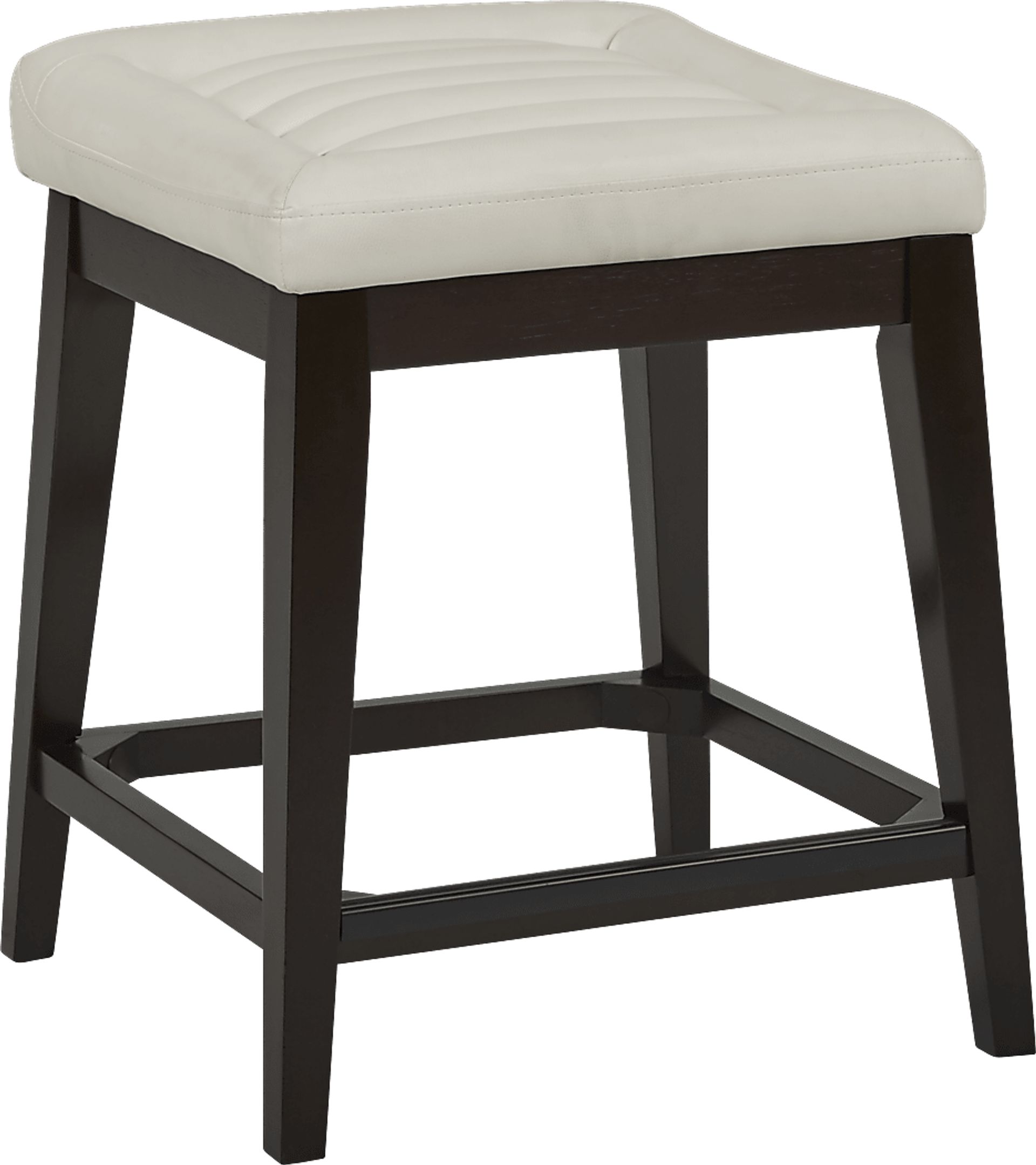 Clairmont Heights Merlot Dark Wood White Counter Height Kyoto Stool ...