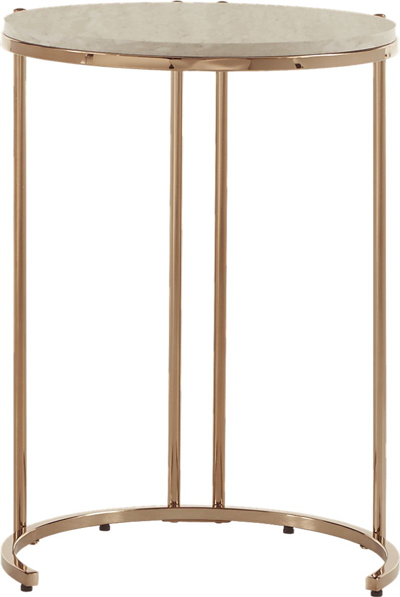 Clairview Gold Side Table - Rooms To Go
