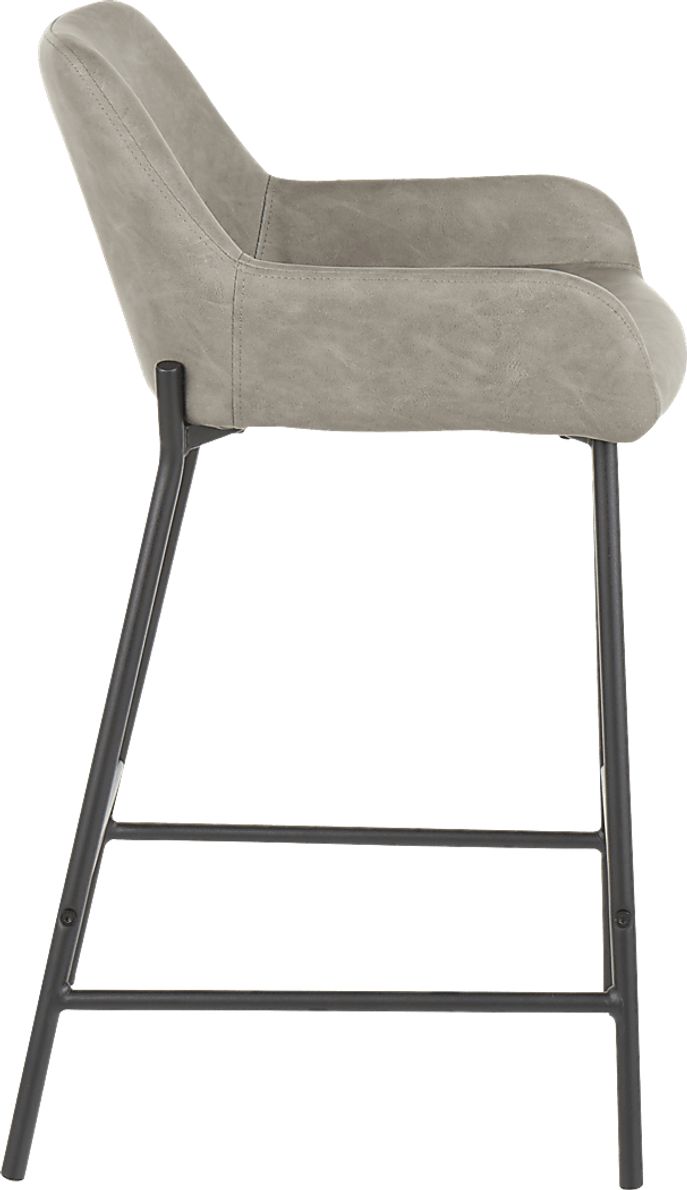 Clarain Gray Counter Height Stool, Set of 2 - Rooms To Go