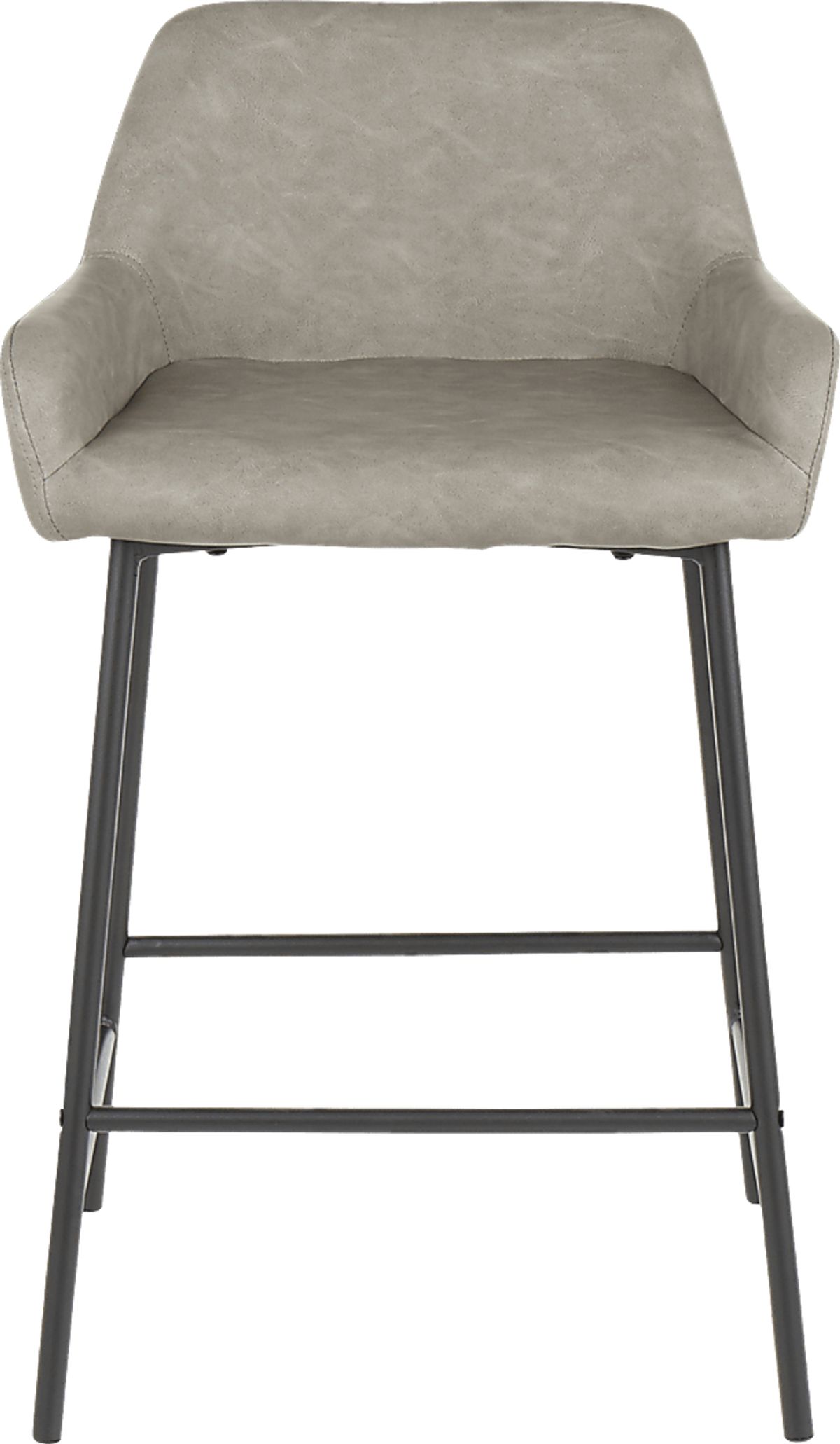 Clarain Black Black,Colors Gray Coutner Height Stool, Set Of 2 | Rooms ...