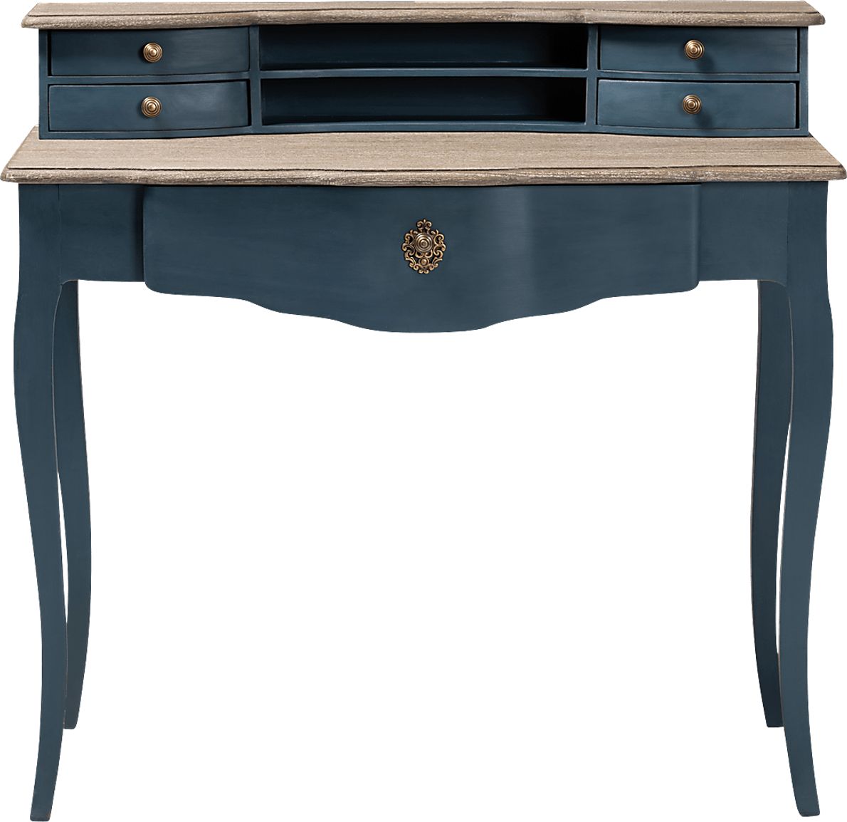 Clarkdale Blue Desk - Rooms To Go