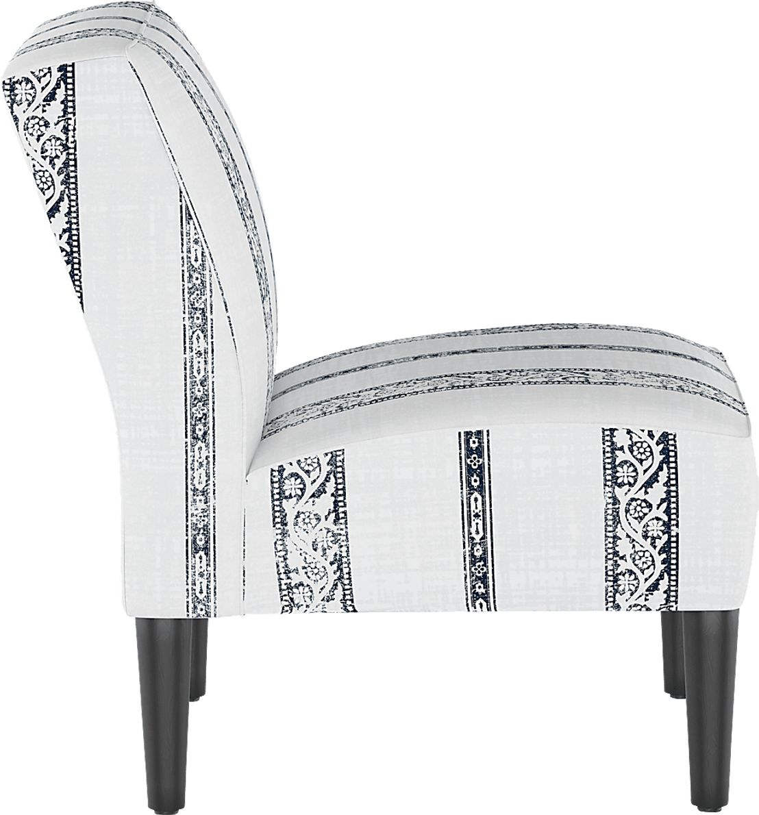 Classical Notes White-Gray Accent Chair - Rooms To Go