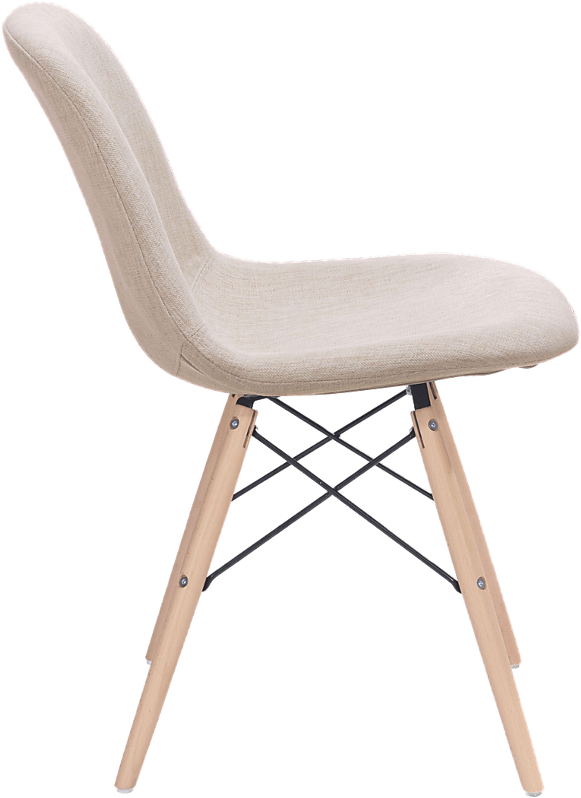 Classon Beige Colors,Light Wood,White Dining Chair | Rooms to Go