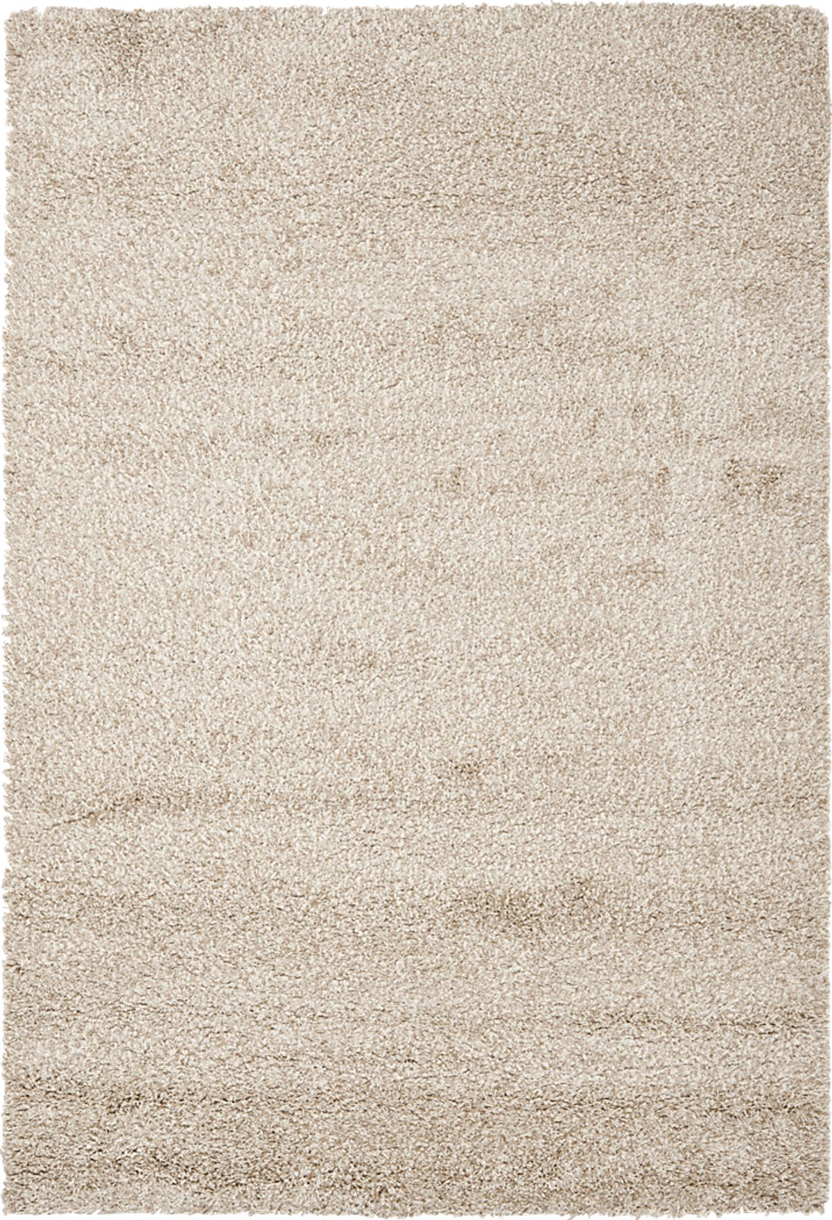Cleona Beige Polypropylene Fabric Rug | Rooms to Go
